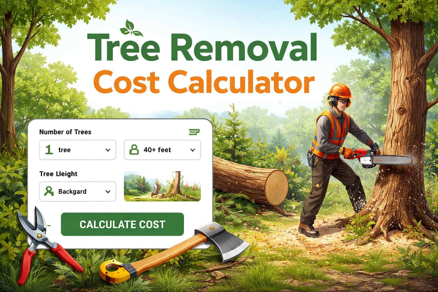 Tree Removal Cost Calculator 2026 – Get Accurate Estimates Fast